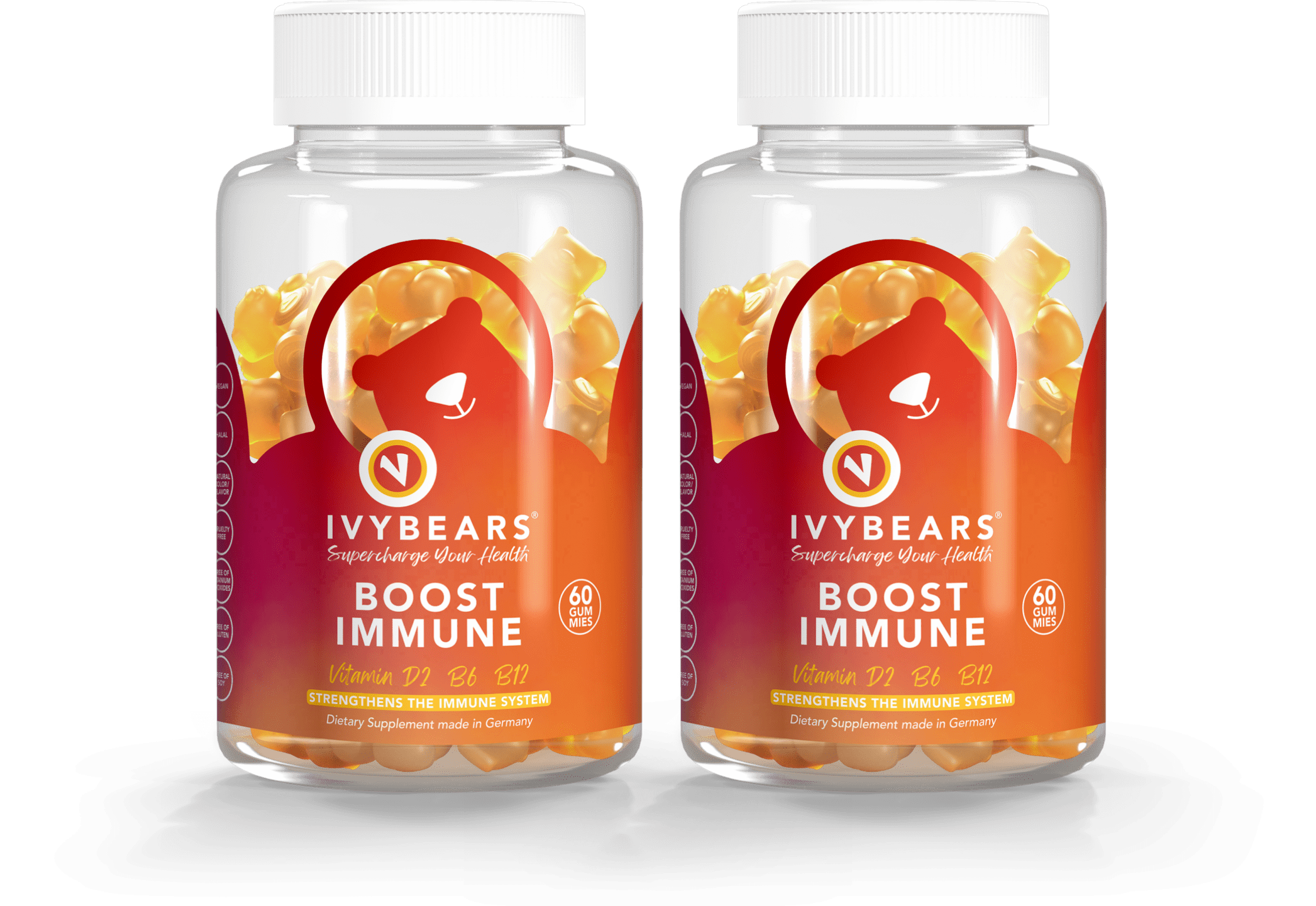 IvyBears Immune Boost Gummies x2 Set. With Vitamin C & Zinc – Vegan ...